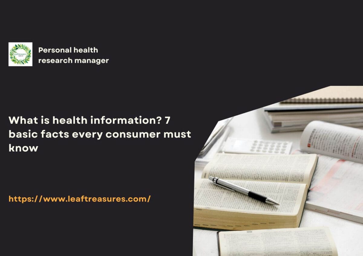 What Is Health Information? [7 Essential] Facts Every Consumer Must ...